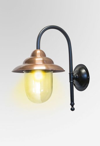 Black Middle Copper Barn Light for sale at Pamono