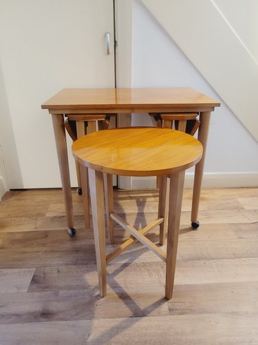 Mid-Century Danish Nesting Tables by Poul Hundevad, 1960s, Set of 4 for ...