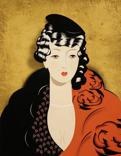 Danuta Dabrowska-Siemaszkiewicz, Kiki, 2000s, Screen Print & Paper for sale at Pamono