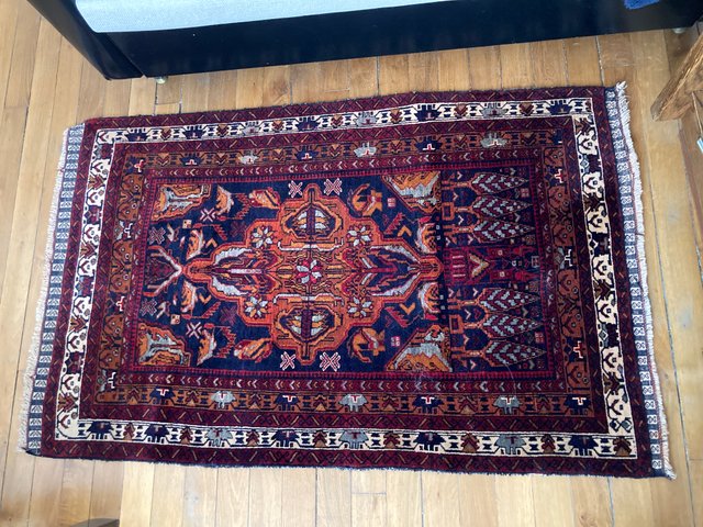 Middle Eastern Handmade Rug for sale at Pamono