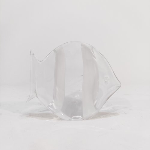 Murano Glass Fish Sculpture from Seguso, 1960s for sale at Pamono