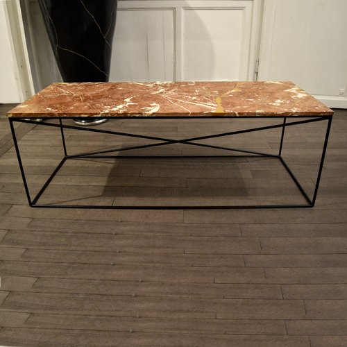 Marble and Kintsugi Coffee Table by Myriam Greff for sale at Pamono