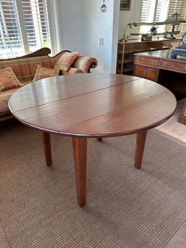 Vintage Oval Dining Table in Oak for sale at Pamono
