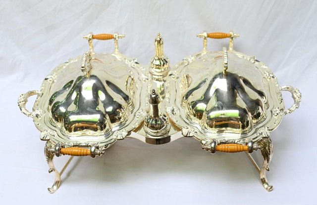 Silver Plate Food Warmer, Sheffield for sale at Pamono