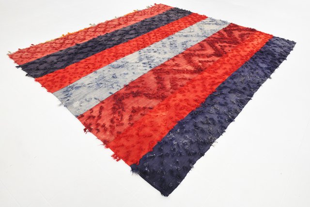 Large Turkish Tulu Klim Rug in Wool for sale at Pamono