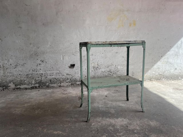 Industrial Two Tier Metal Side Table for sale at Pamono