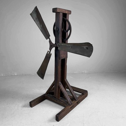 Antique Japanese Rice Windmill, 1890s for sale at Pamono