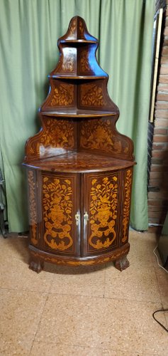 Antique Dutch Corner Sideboard for sale at Pamono