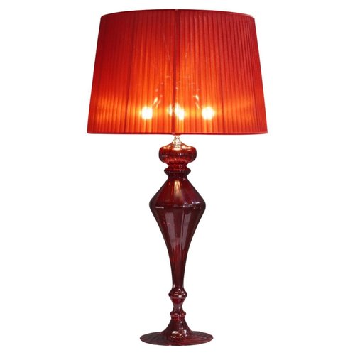 Casa Red Murano Table Lamp from Fendi for sale at Pamono