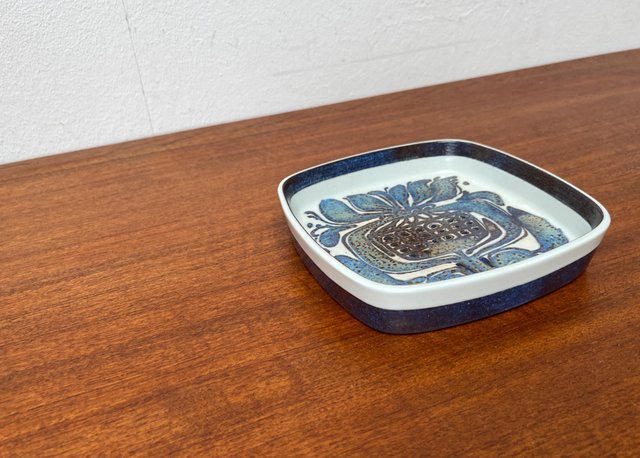 Mid-Century Danish Porcelain Baca Blue Line Bowl by Nils Thorsson and ...