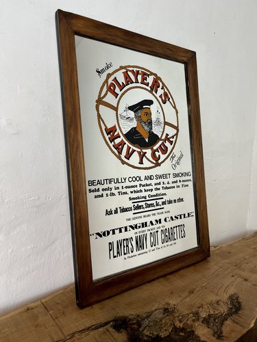 Vintage Advertising Cigarette Mirror for sale at Pamono