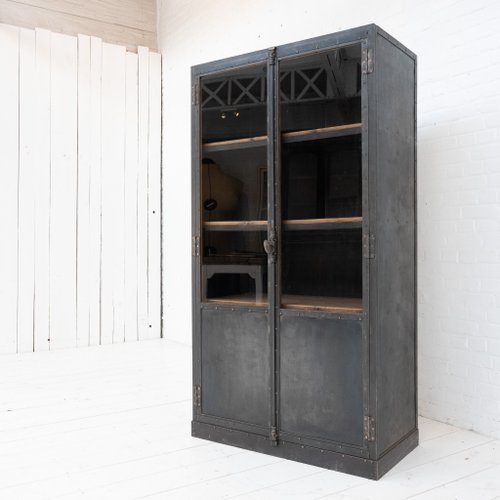 Industrial Metal Display Case, 1930 for sale at Pamono