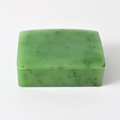 Vintage Green Jade Nephrite Box for sale at Pamono