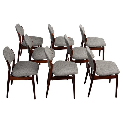 Rosewood No. 62 Dining Chairs attributed to Arne Vodder for Sibast ...