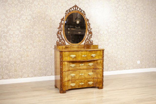 Antique Louis Philippe Vanity Table in Walnut, 1890s for sale at Pamono