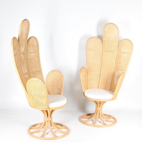 Rattan cane chairs for sale store