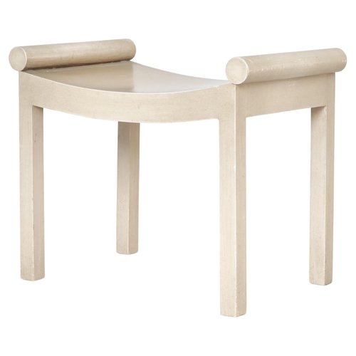 Swedish Grace Stool in White Lacquered Birchwood, Sweden, 1930s for ...
