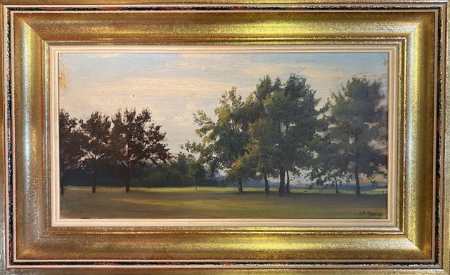 Jean-Philippe George Julliard, Countryside, Oil on Cardboard for sale ...