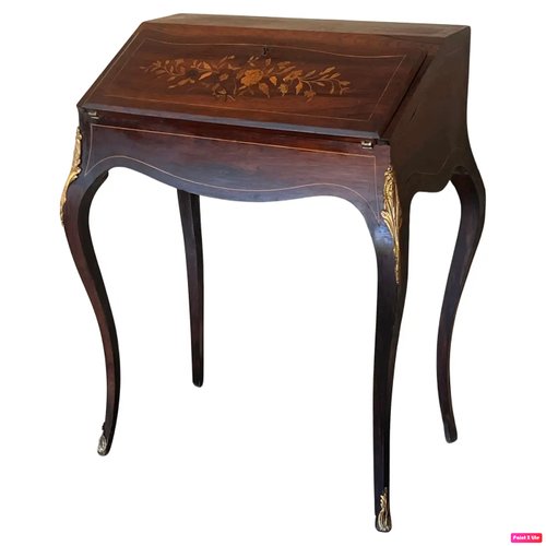 19th Century Spanish Baroque Style Oak Library Table or Desk, 1890 for ...