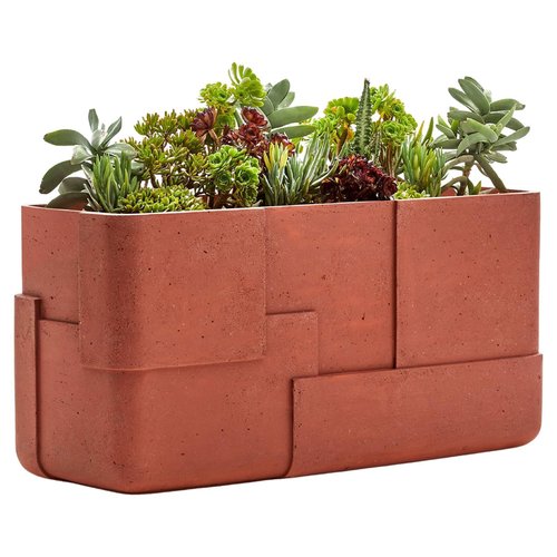 Earth Trough Terracotta Planter by Indigenus for sale at Pamono