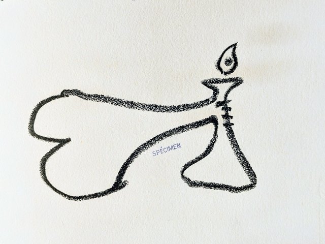 Pablo Picasso, Composición sin título, 1961, Litografía original en ...