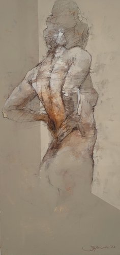 Michal Bajsarowicz, Nude, 2024, Acrylic on Canvas for sale at Pamono