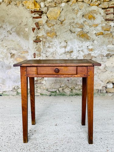 Vintage French Farmhouse Console Table with Drawer, 1940s for sale at ...