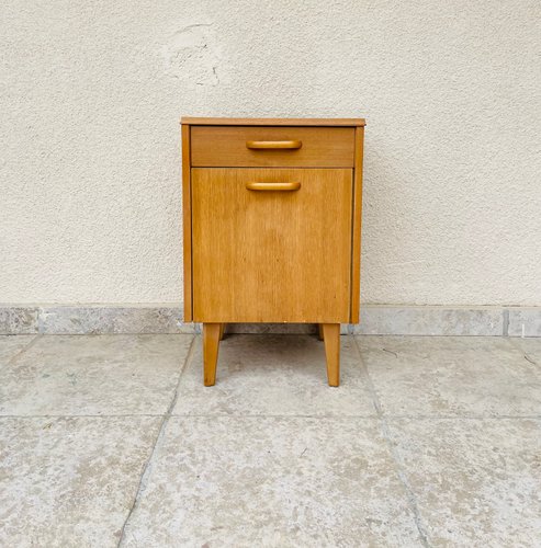 Vintage oak nightstand store