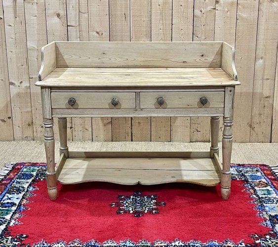 Antique English Pine Server for sale at Pamono