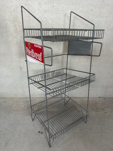 Vintage Industrial Rack with Wire Structure for sale at Pamono