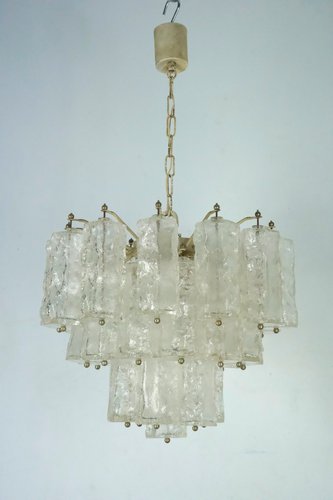 Mid-Century Cortex Murano Glass Chandelier by Toni Zuccheri for Venini ...
