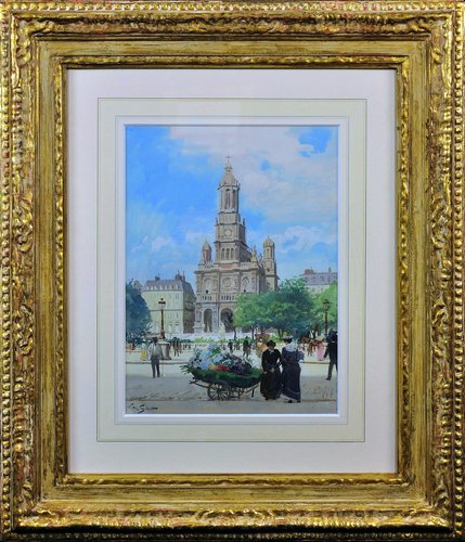 Victor Gabriel Gilbert, La Iglesia de la Santísima Trinidad, Place De ...