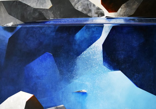 Sergiusz Powalka, Berge, 2024, Acryl auf Leinwand & Acryl bei Pamono kaufen