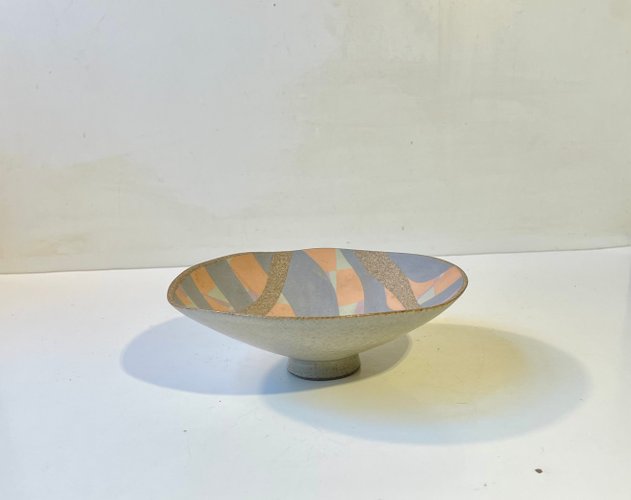 Danish Postmodern Glazed Stoneware Bowl by Bing & Grøndahl, 1970s for ...