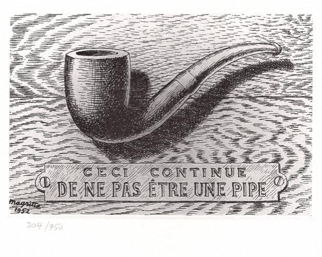René Magritte, La Trahison Des Images (La traición de las imágenes ...