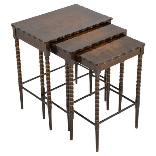 Swedish Nesting Tables, 1930s, Set of 3 for sale at Pamono