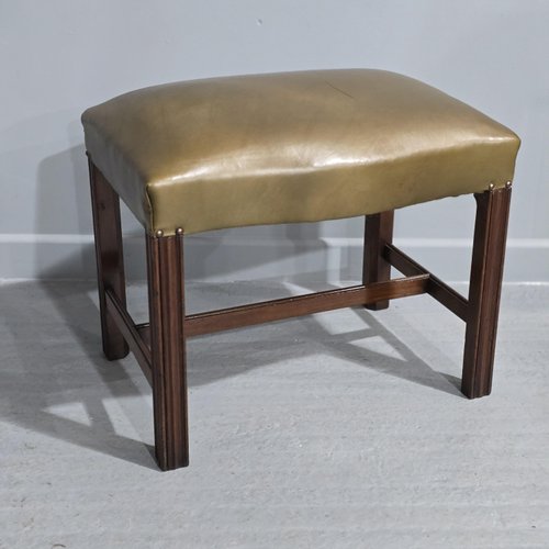 Georgian Leather Stool, 1790 for sale at Pamono