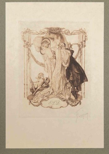 Fraz von Bayros, Bayros-Mappe III - Héliogravure, 1913 en vente sur Pamono