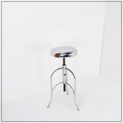 Stainless Steel Swivel Medical Stool for sale at Pamono