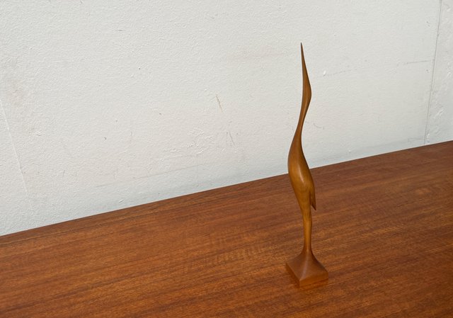 Mid-Century Wooden Teak Bird, 1960s for sale at Pamono