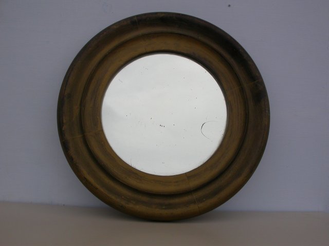 Antique Round Mirror, 1890s for sale at Pamono
