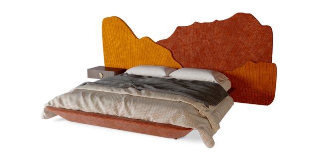 Ginkgo Bed by Alma De Luce for sale at Pamono