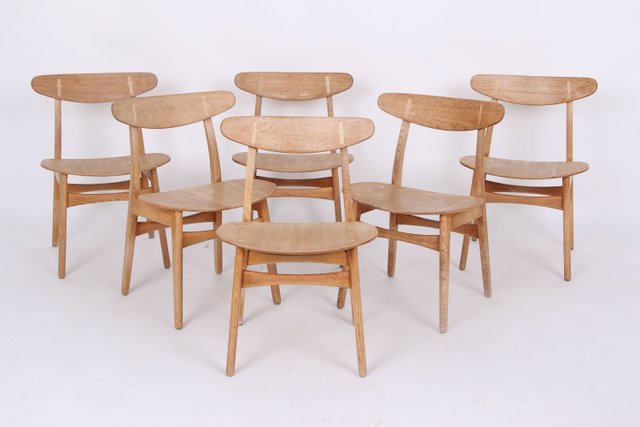 Modell CH30 Stühle aus Eiche von Carl Hansen & Son für Carl Hansen & Søn, 1968, 6 . Set bei ...