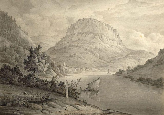 John Dugmore of Swaffham, Fortress of Königstein, Dresden, Early 19th ...