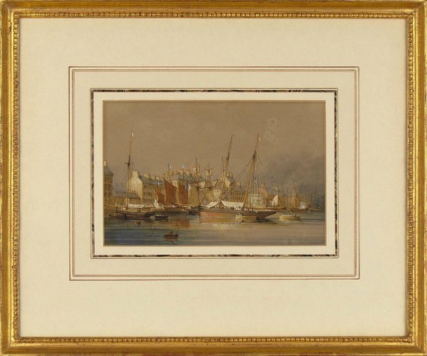Nicholas Matthew Condy, The Harriet at Cherbourg, Early 19th Century ...