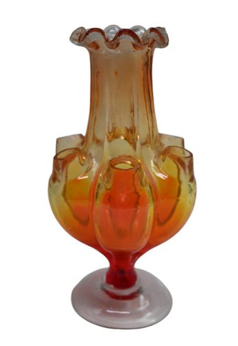Antique Glass Tulip Vase for sale at Pamono