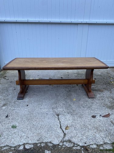 Rustic Monastery Coffee Table in Oak, 1950 for sale at Pamono