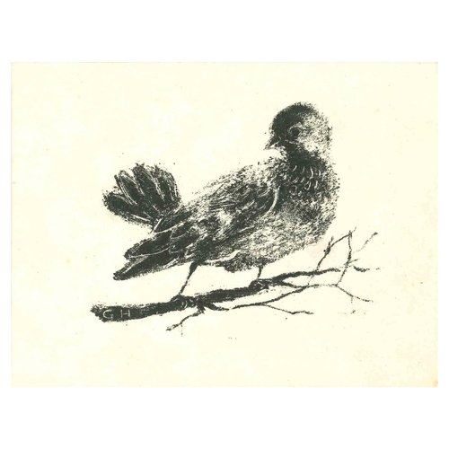 Giselle Halff, The Bird, Lithograph, 1950s for sale at Pamono