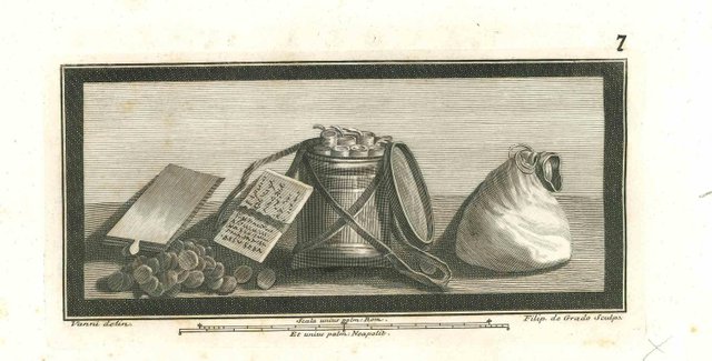 Filippo De Grado after Vanni, Ancient Roman Still Life, Etching, 18th ...