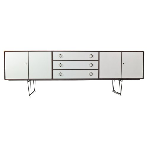 Buffet oder Sideboard aus Teak & Messing von William Watting für ...